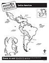 Latin America Coloring Page Coloring Pages